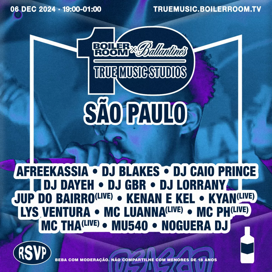 De hoje a sexta-feira: Boiler Room x Ballantine's em São Paulo